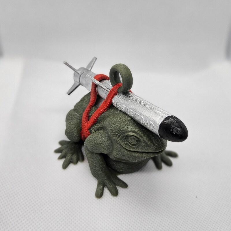 Missile Toad Ornament - Etsy