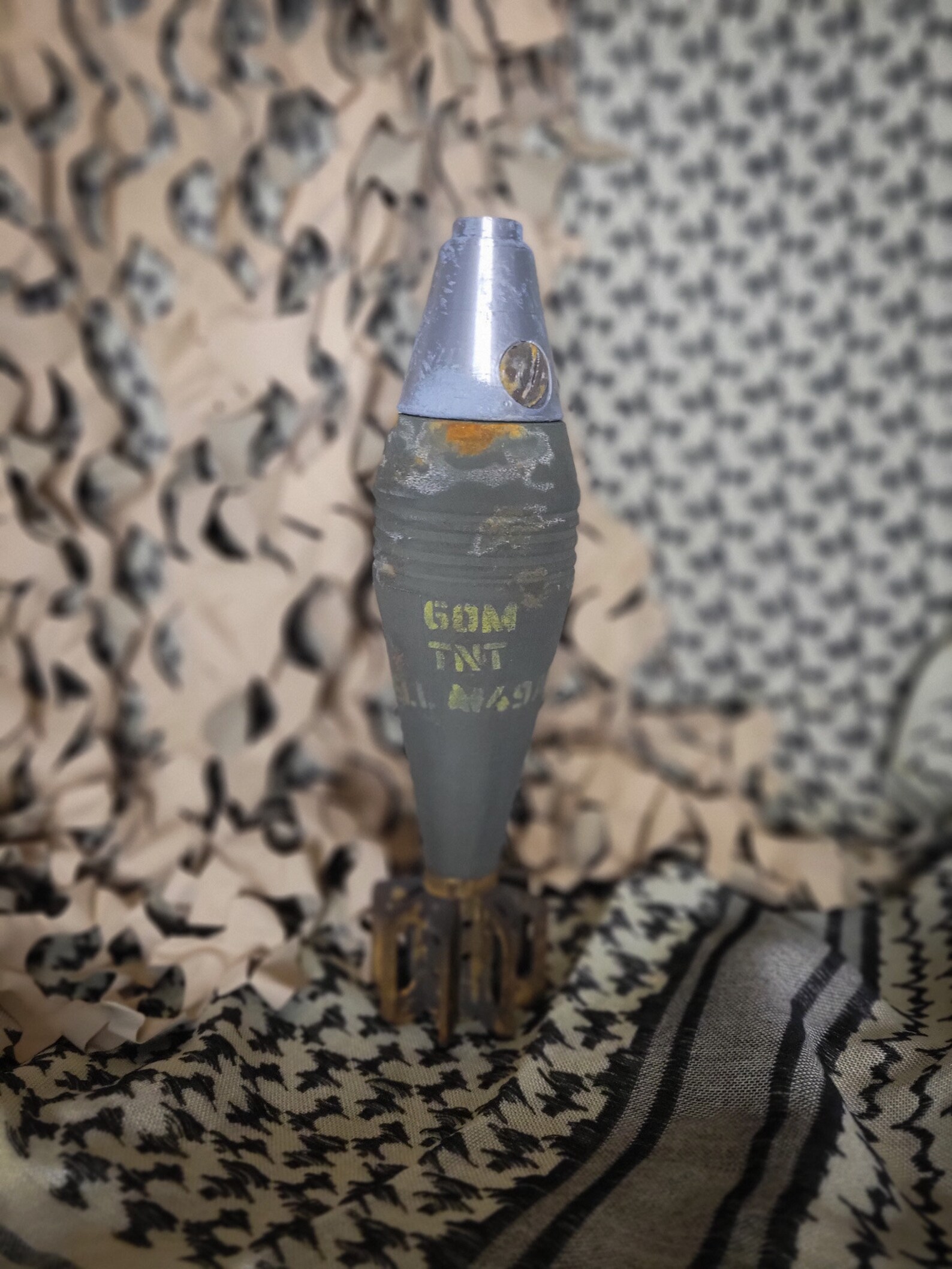 60MM M49A2 WW2 Mortar Replica Display AGED - Etsy