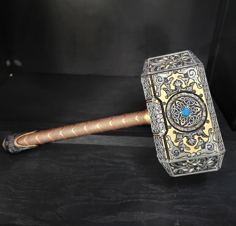 Thor Mjolnir Hammer With Infinity Stones - Etsy