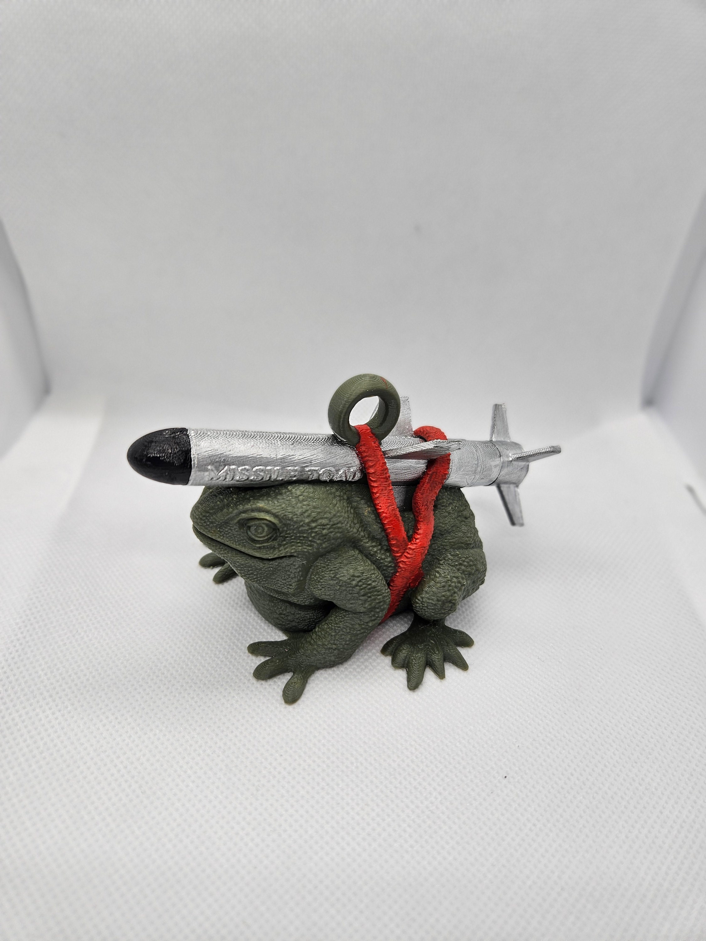 Missile Toad Mistletoe Christmas Ornament 3D Print - Etsy