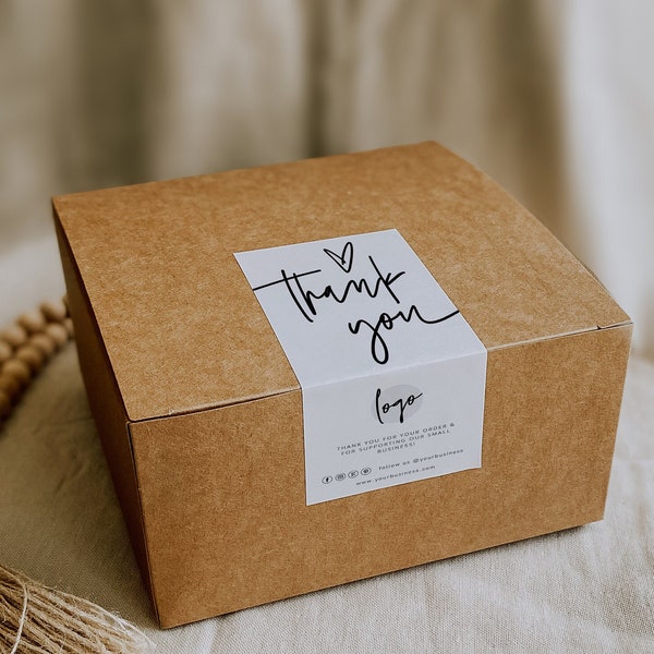 Box Seal Sticker - Etsy