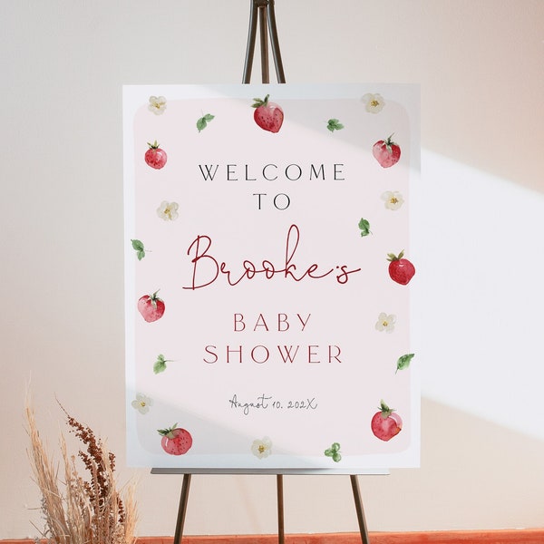 Strawberry Sign - Etsy