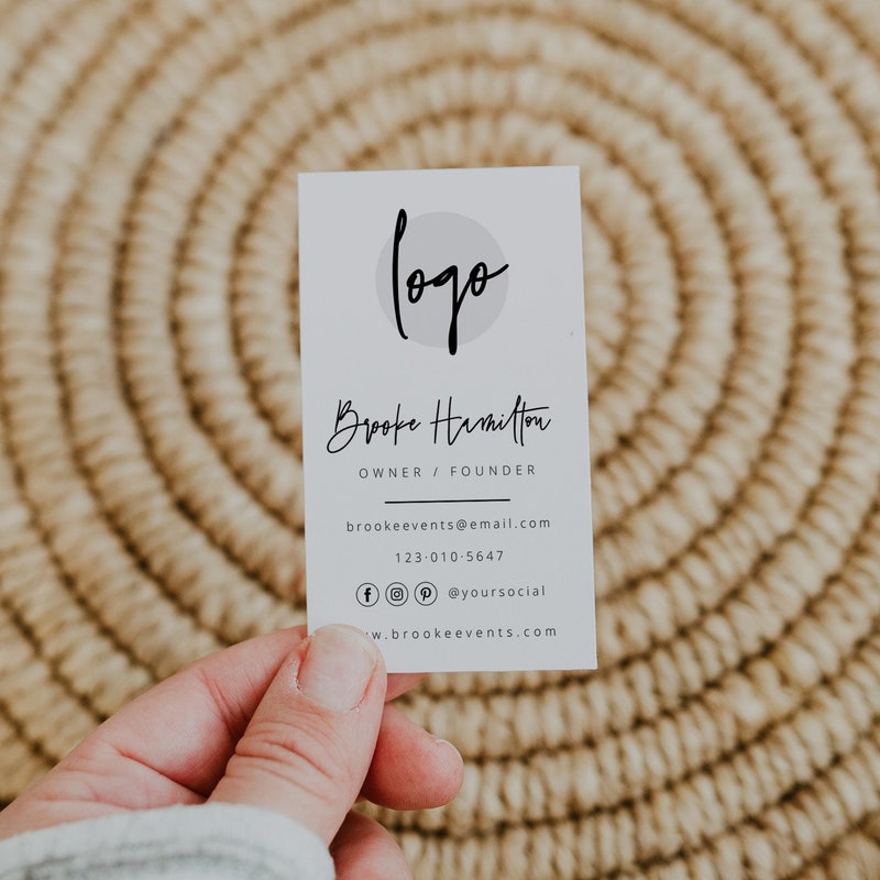 Logo Business Card - Etsy