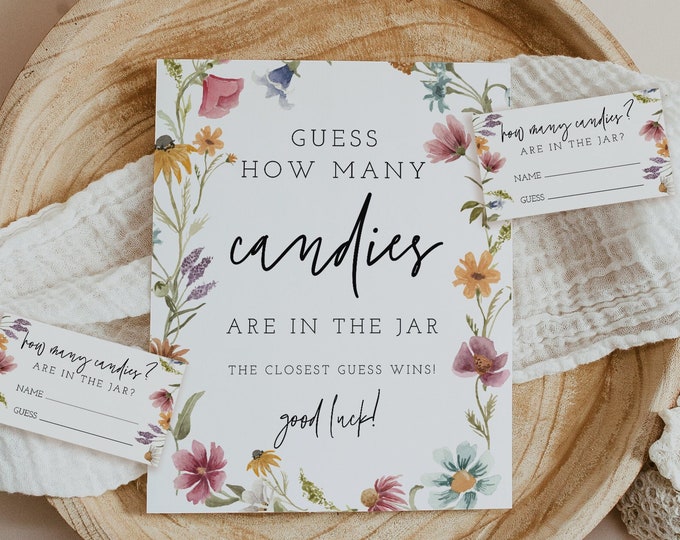 Guess How Many M&m's Are in the Baby Bottle - Baby Shower Game - Etsy