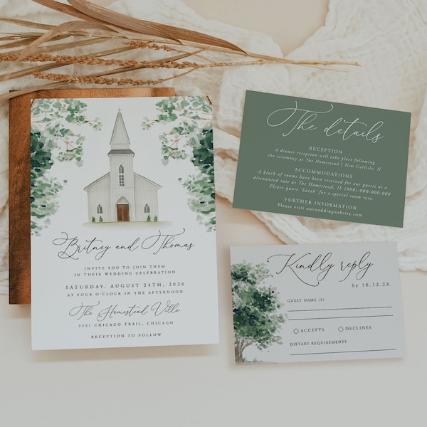 Church Invitation - Etsy