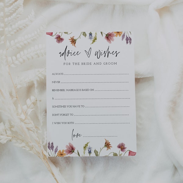 Wedding Advice Cards - Etsy