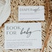 Minimalist Books for Baby, Diaper Card, Editable Printable Baby Shower ...