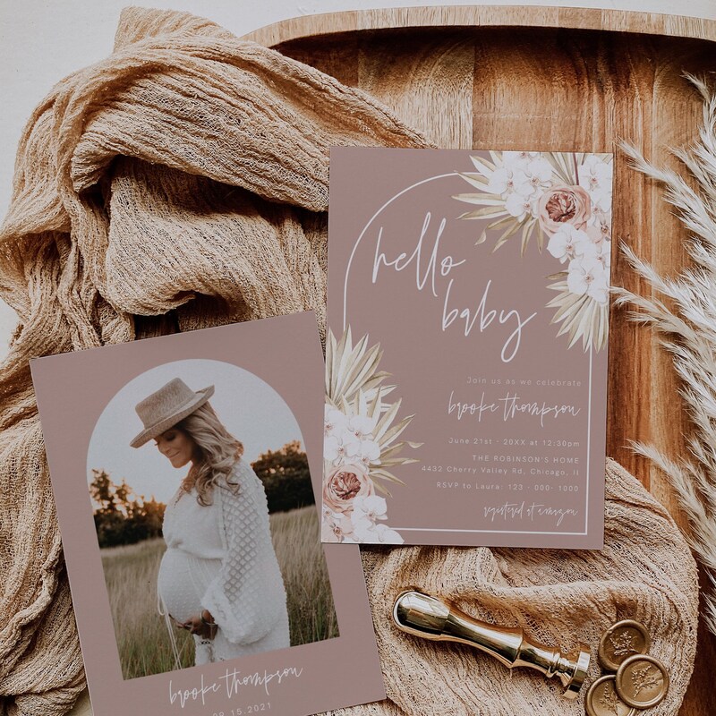 Bohemian Invite - Etsy