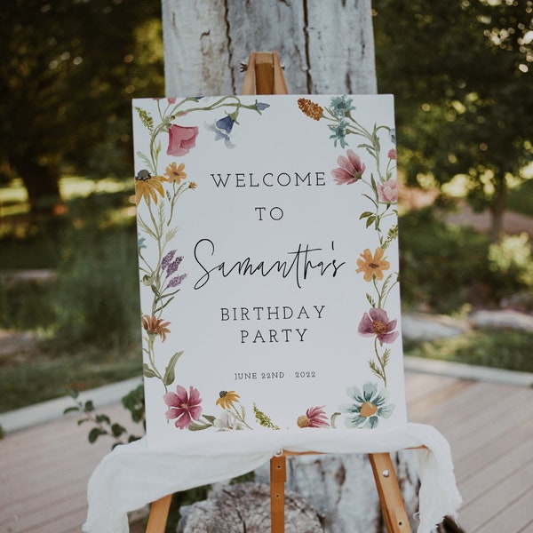 Wildflower Party Decor - Etsy