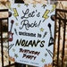 Rock and Roll Birthday Welcome Sign Template, Boy Birthday, Born to ...