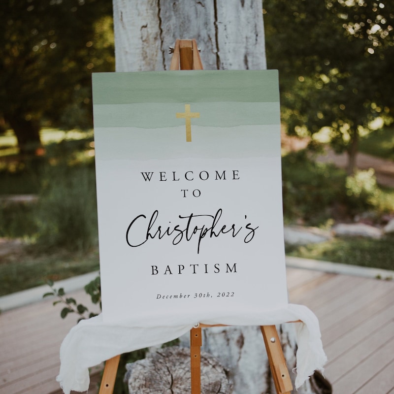 Baptism Sign - Etsy