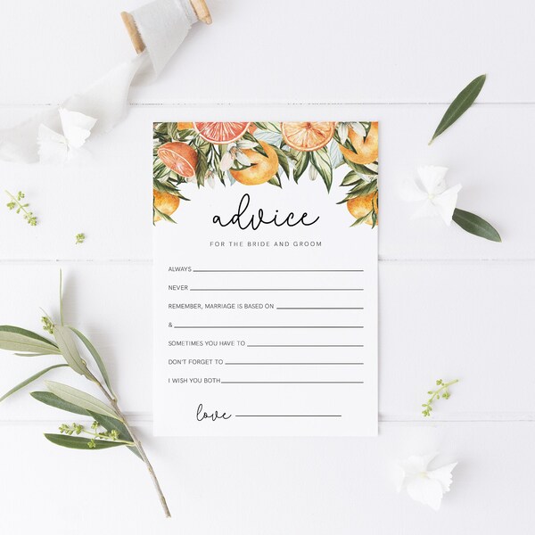 Marriage Advice Card - Etsy