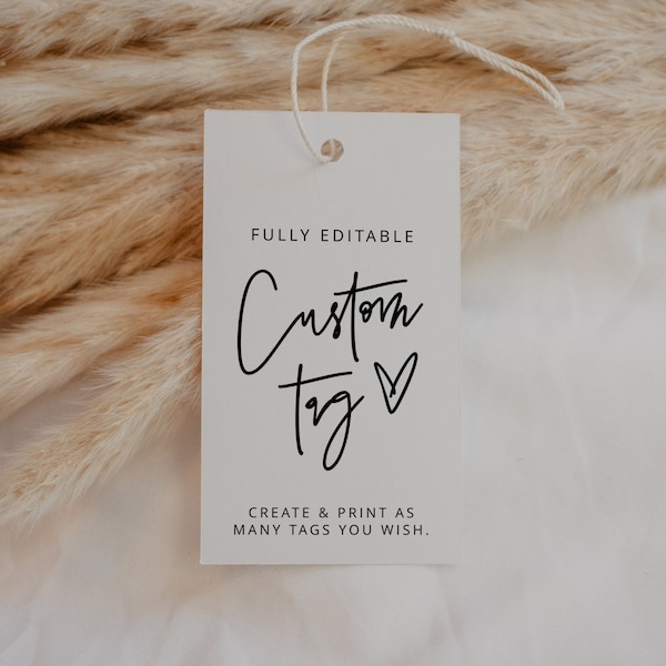 Editable Tags - Etsy