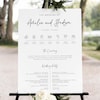 Classic Wedding Order of Ceremony Sign | EDITABLE TEMPLATE Printable ...