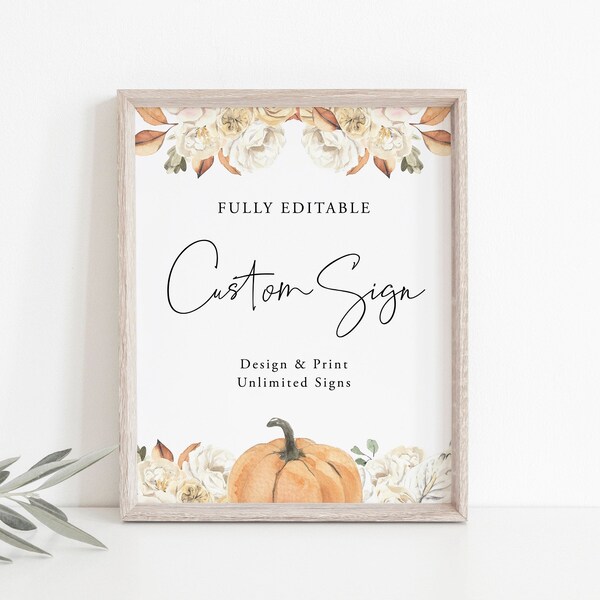 Pumpkins Sign - Etsy