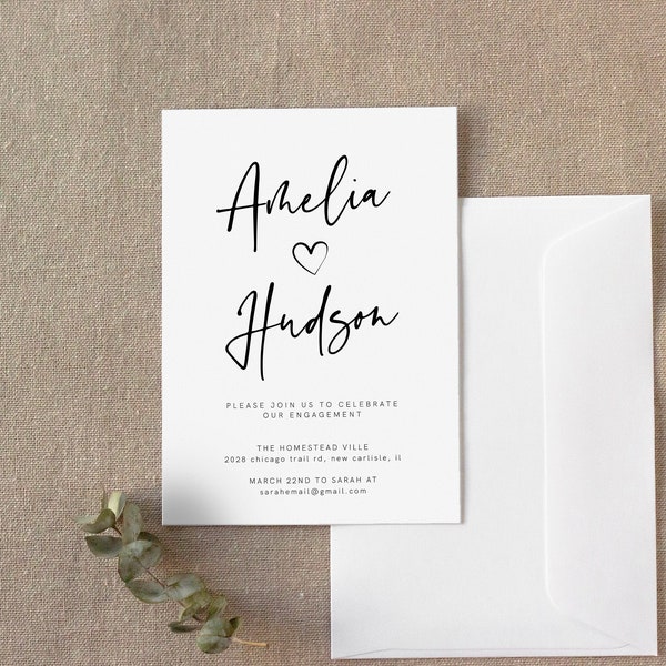 Funny Engagement Invitation - Etsy