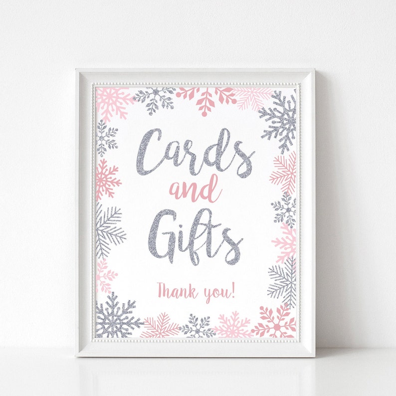 Winter Onederland Signs Set, Winter Wonderland Party Sign, Pink ...