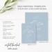 Dusty Blue Custom Sign Template Dusty Blue Wedding or Bridal - Etsy