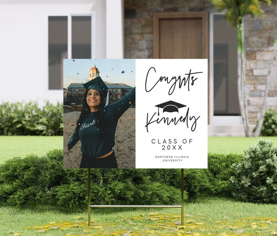 Graduation Yard Sign Graduation Poster Download Graduate - Etsy