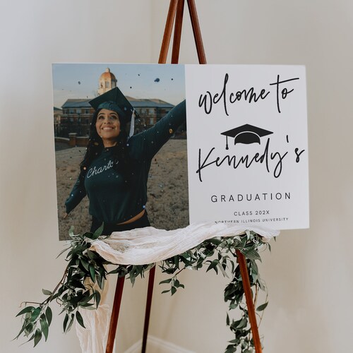 Graduation Welcome Sign Graduation Poster Download Graduate - Etsy
