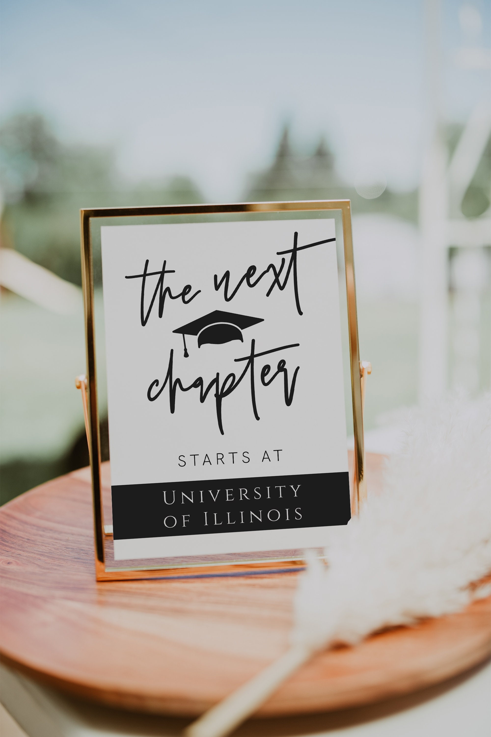 My Next Chapter Starts At Graduation Printable Graduation - Etsy