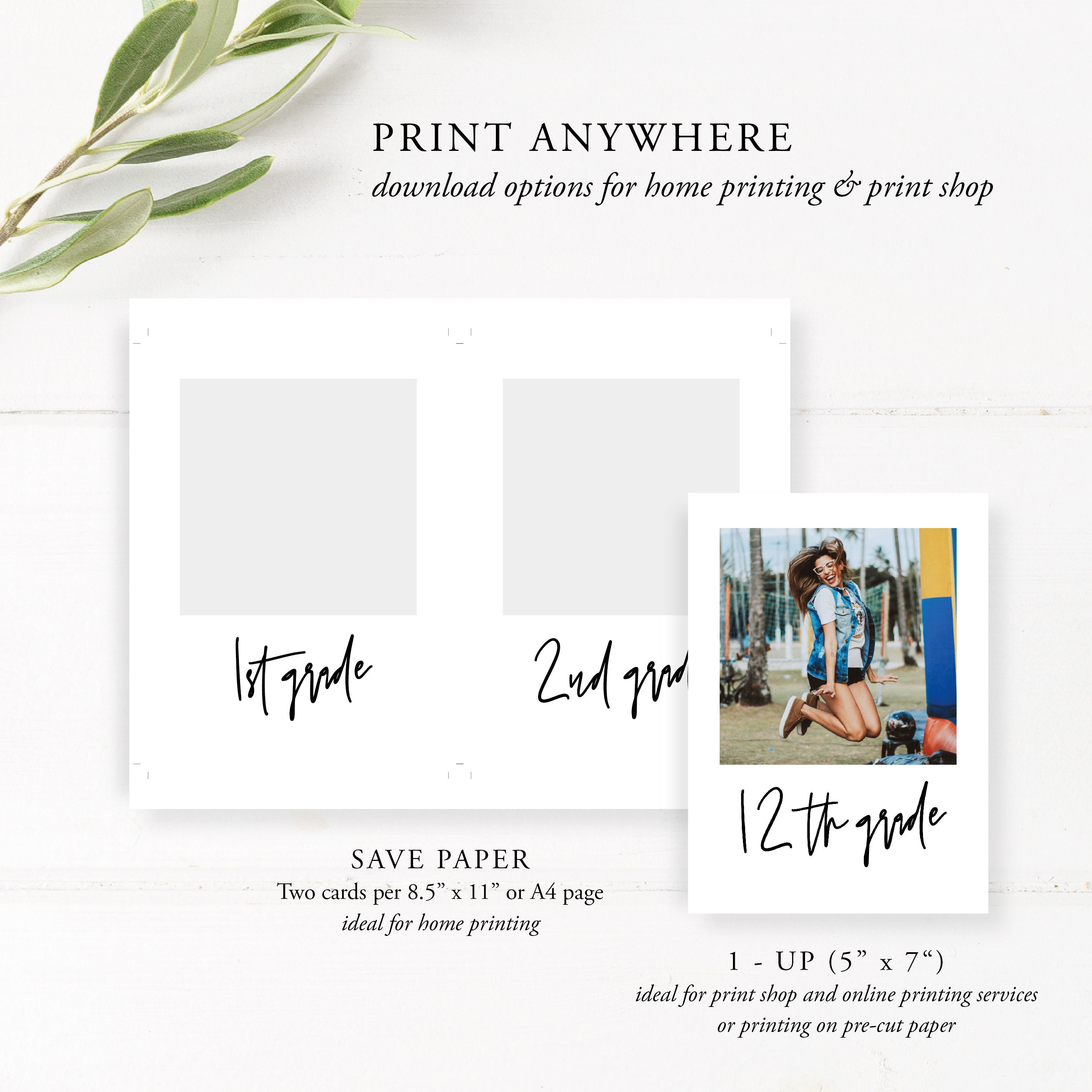 Graduation Photo Banner, Middle School Graduation, High School ...