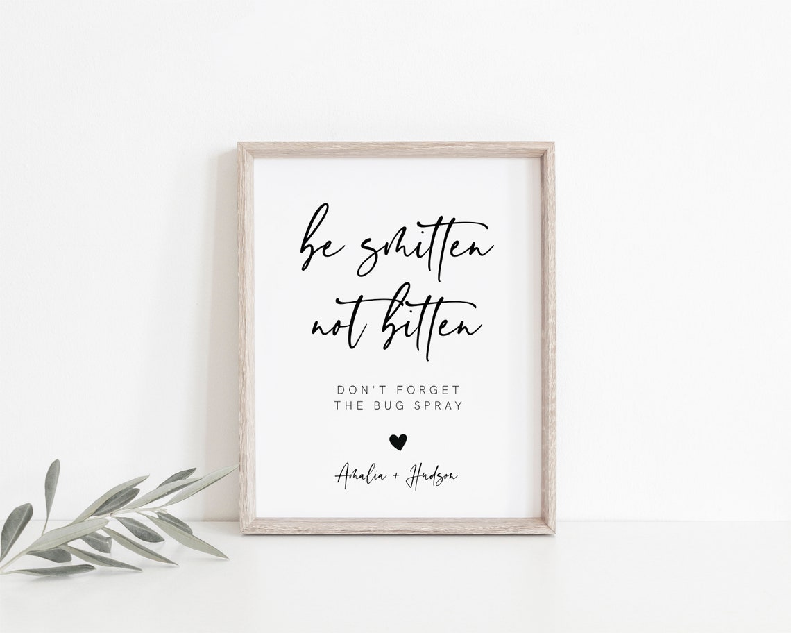 Bug Spray Sign Bug Spray Available Minimalist Outdoor - Etsy