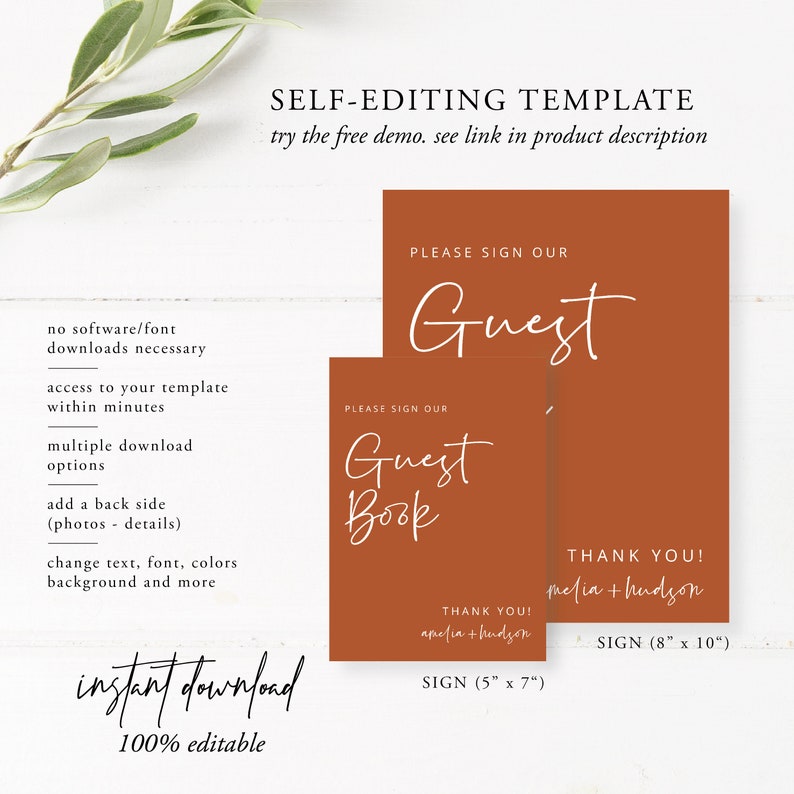 Please Sign Our Guestbook Sign Printable Sign Our Guestbook - Etsy