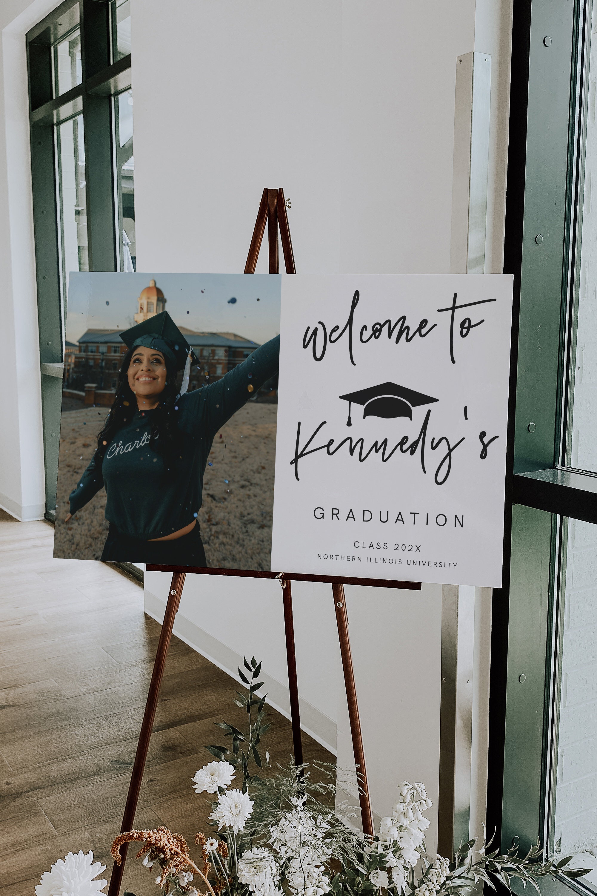 Photo Graduation Welcome Sign Template Graduation Poster - Etsy