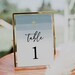 Table Number Template, Baptism Table Numbers, First Communion, Light ...
