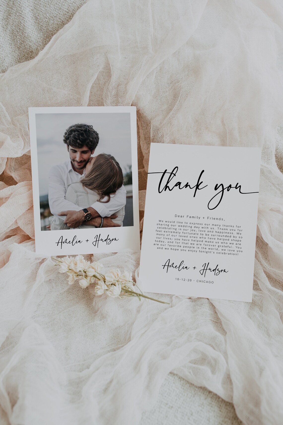 Modern Thank You Card Thank You Letter Note Printable - Etsy