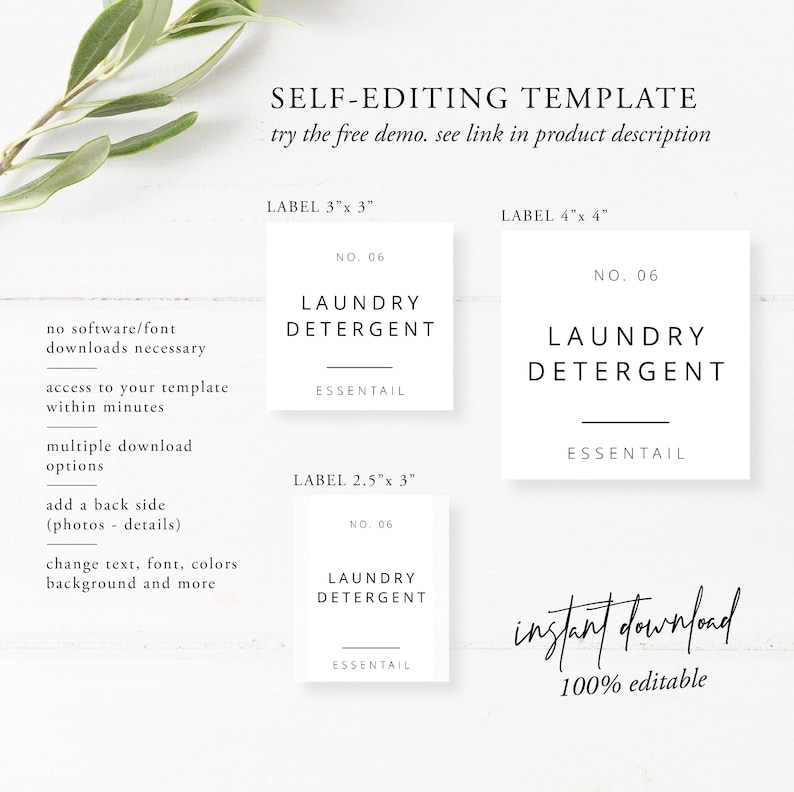 Laundry Labels Template Custom Laundry Room Labels Home - Etsy