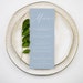 Dusty Blue Menu Template Blue Menu Modern Menu Printable - Etsy