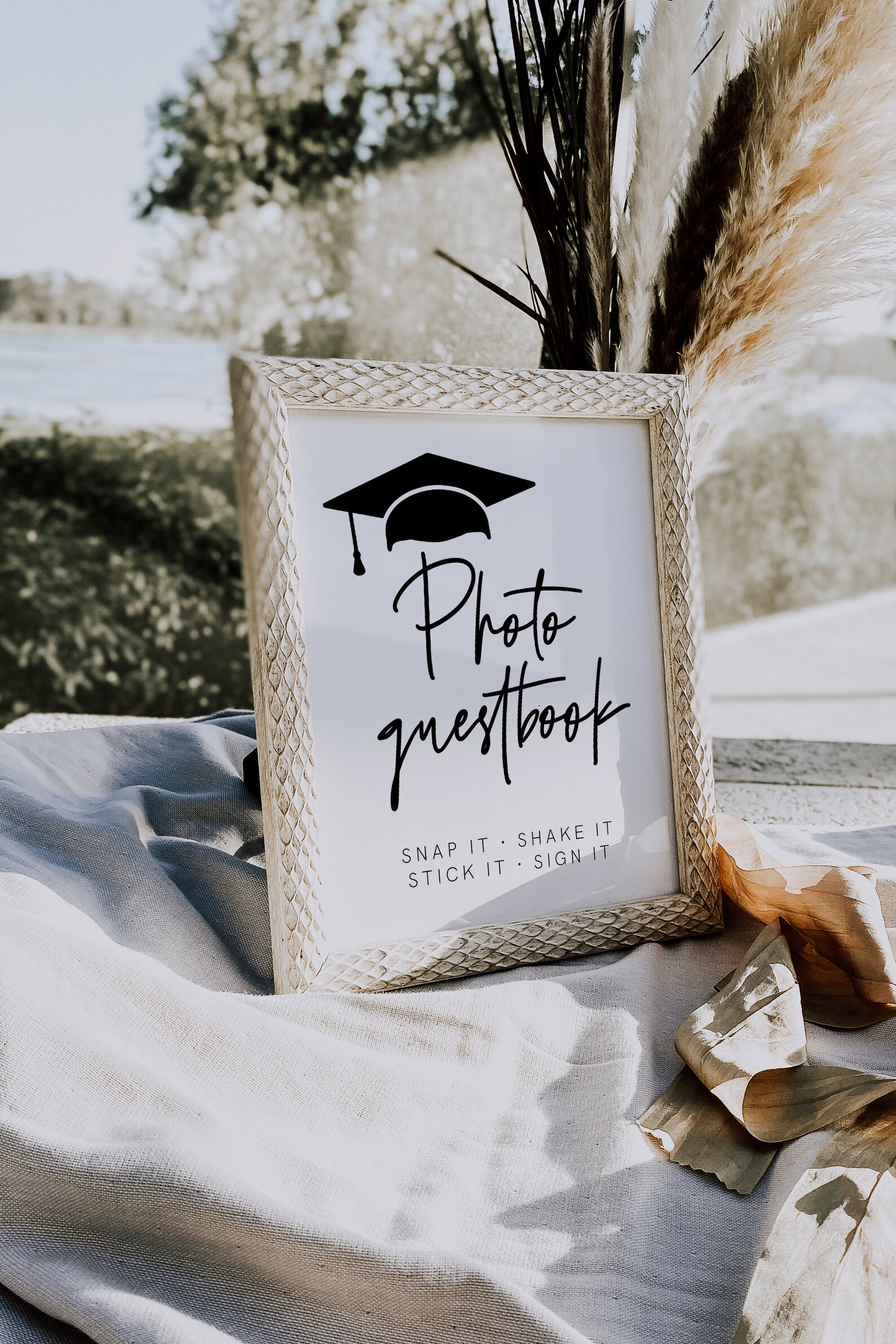 Graduation Photo Guest Book Graduation Guest Book Sign - Etsy