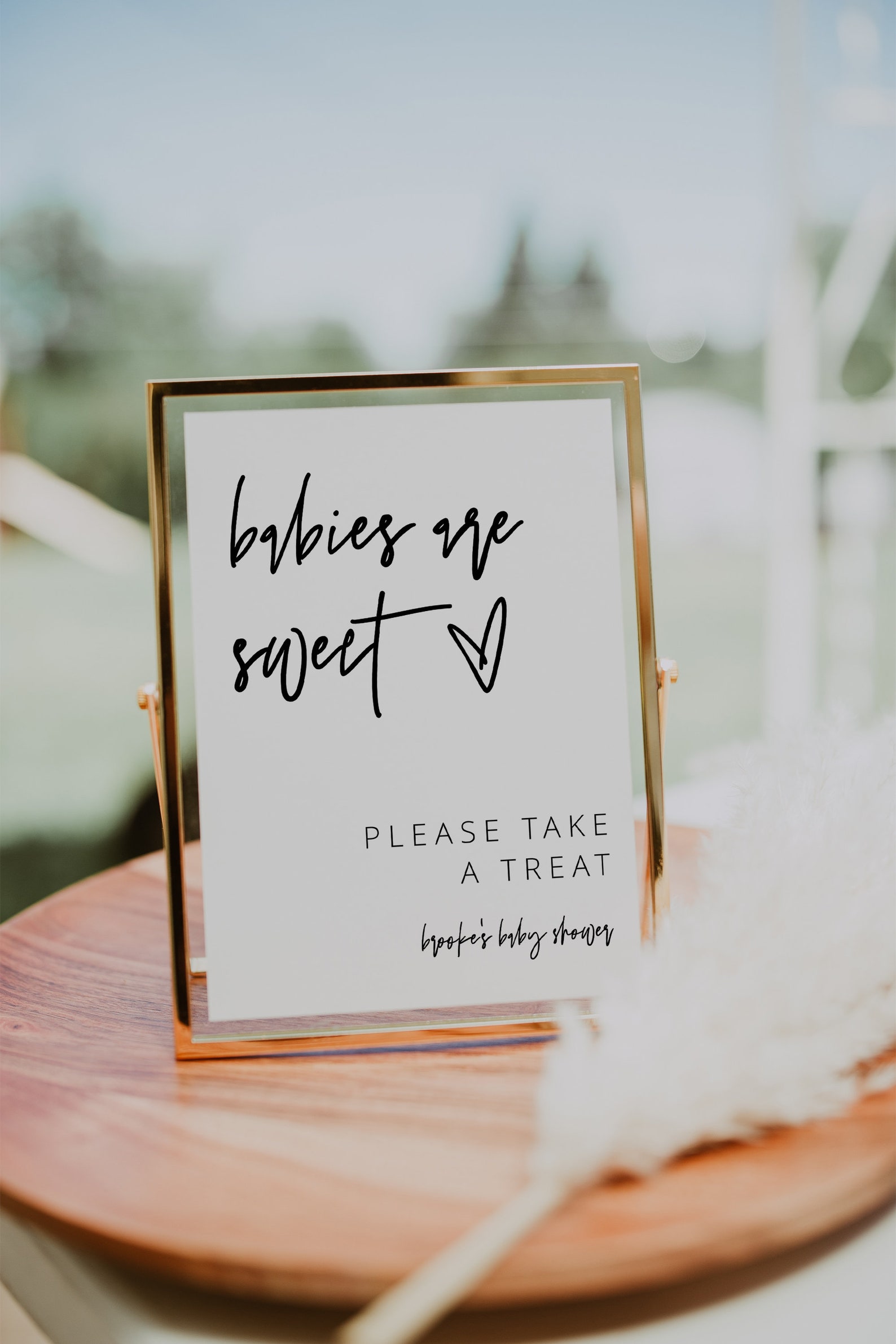 Babies Are Sweet Sign Printable Modern Minimalist Sign - Etsy