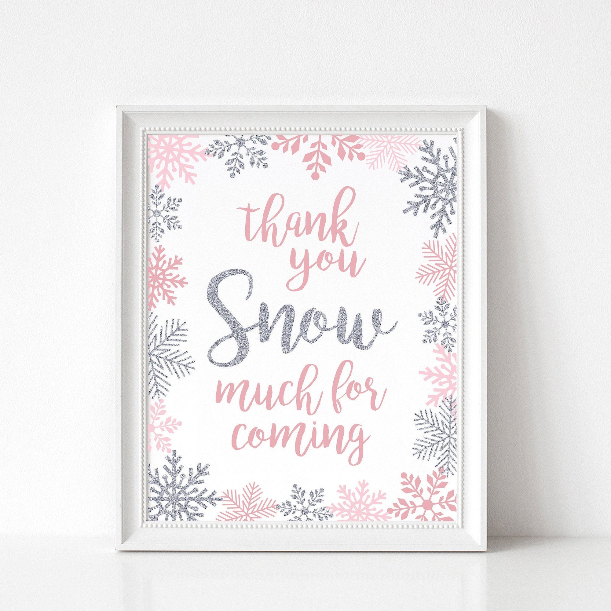 Winter Onederland Signs Set Winter Wonderland Party Sign | Etsy