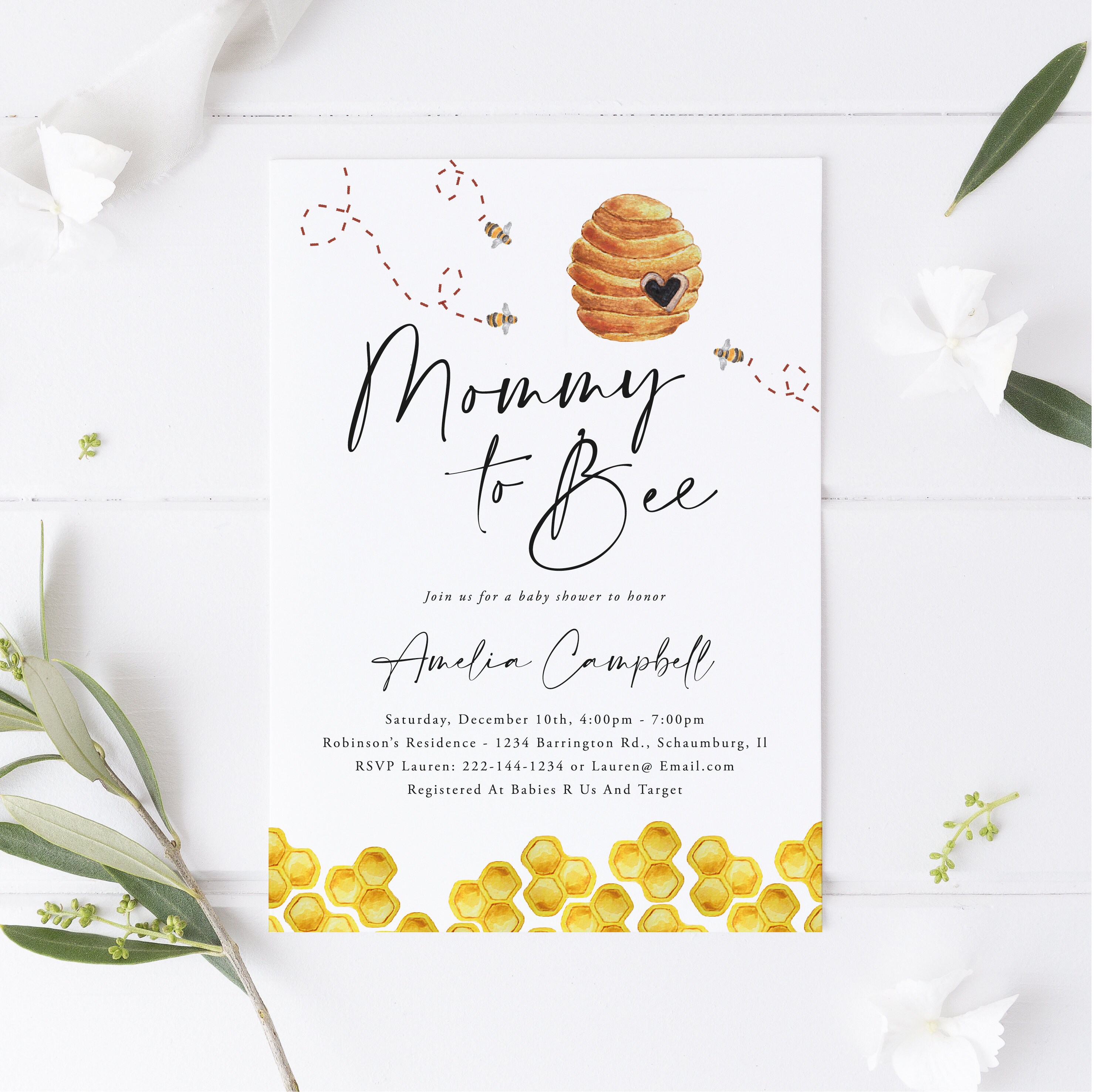 Party Supplies Paper & Party Supplies Favors Sign Honey Bee Baby Shower ...