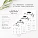 Graduation Milestone, Poster Board Template, Printable, Editable ...