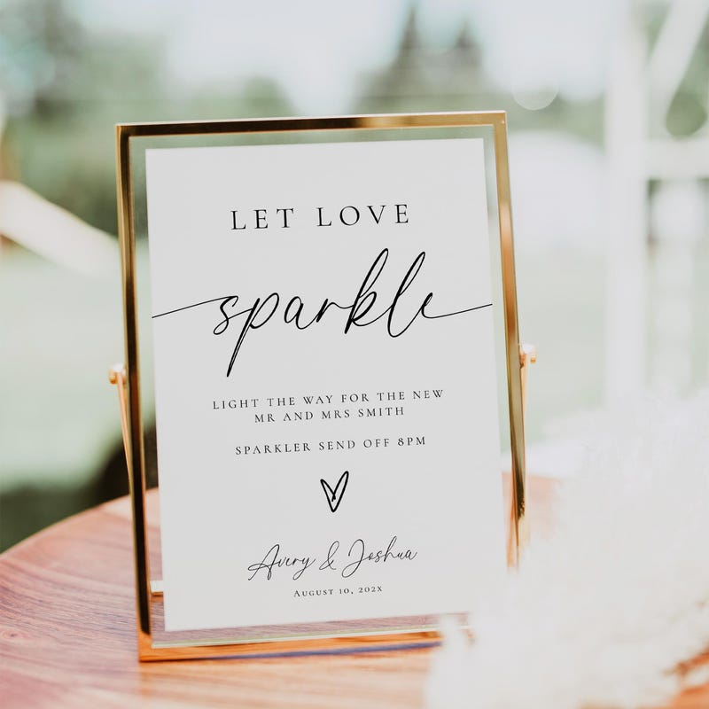 Wedding Firework Sign - Etsy