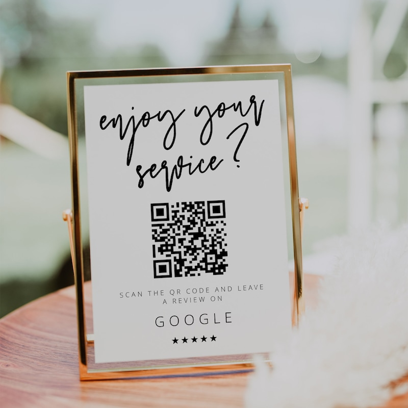 Google Review Sign - Etsy