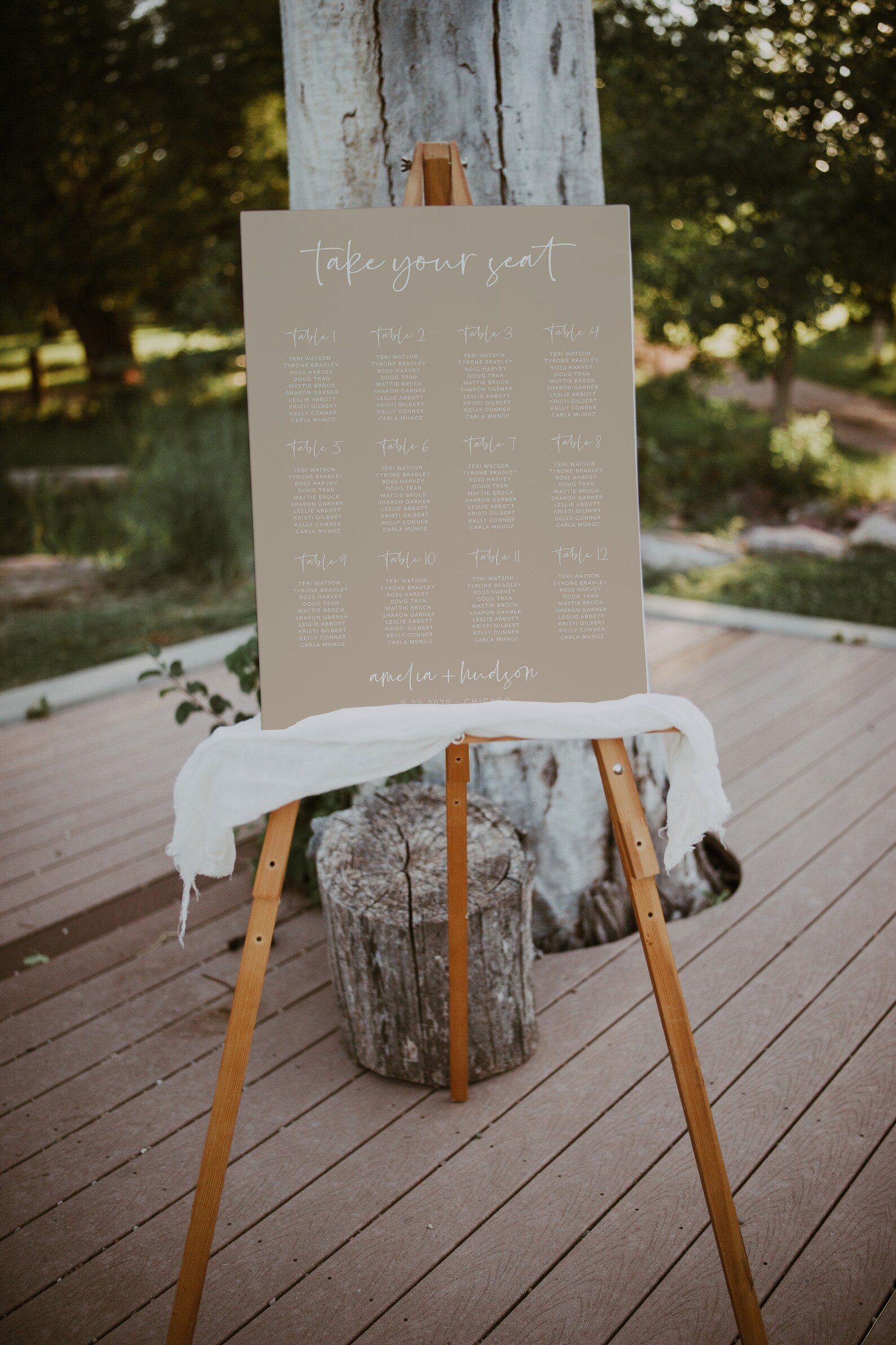 Boho Seating Chart Template Printable Wedding Seating Sign - Etsy