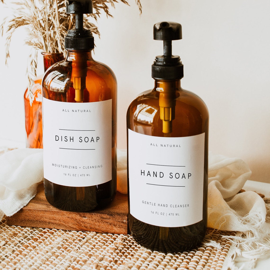 Editable Soap Label Template, Dish Soap, Hand Lotion, Printable Label ...