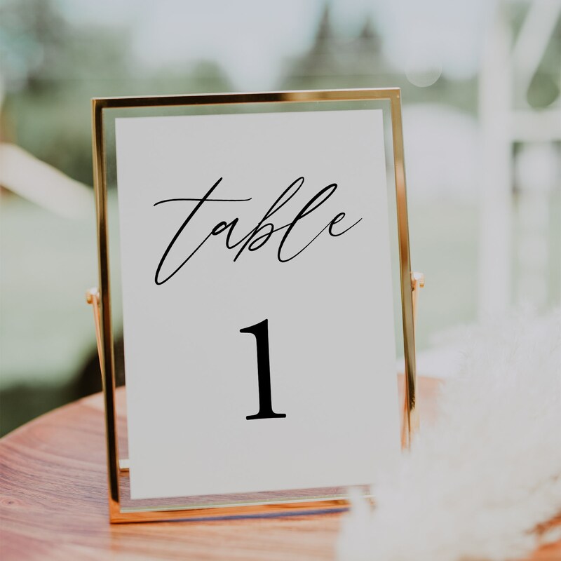Rustic Table Numbers - Etsy