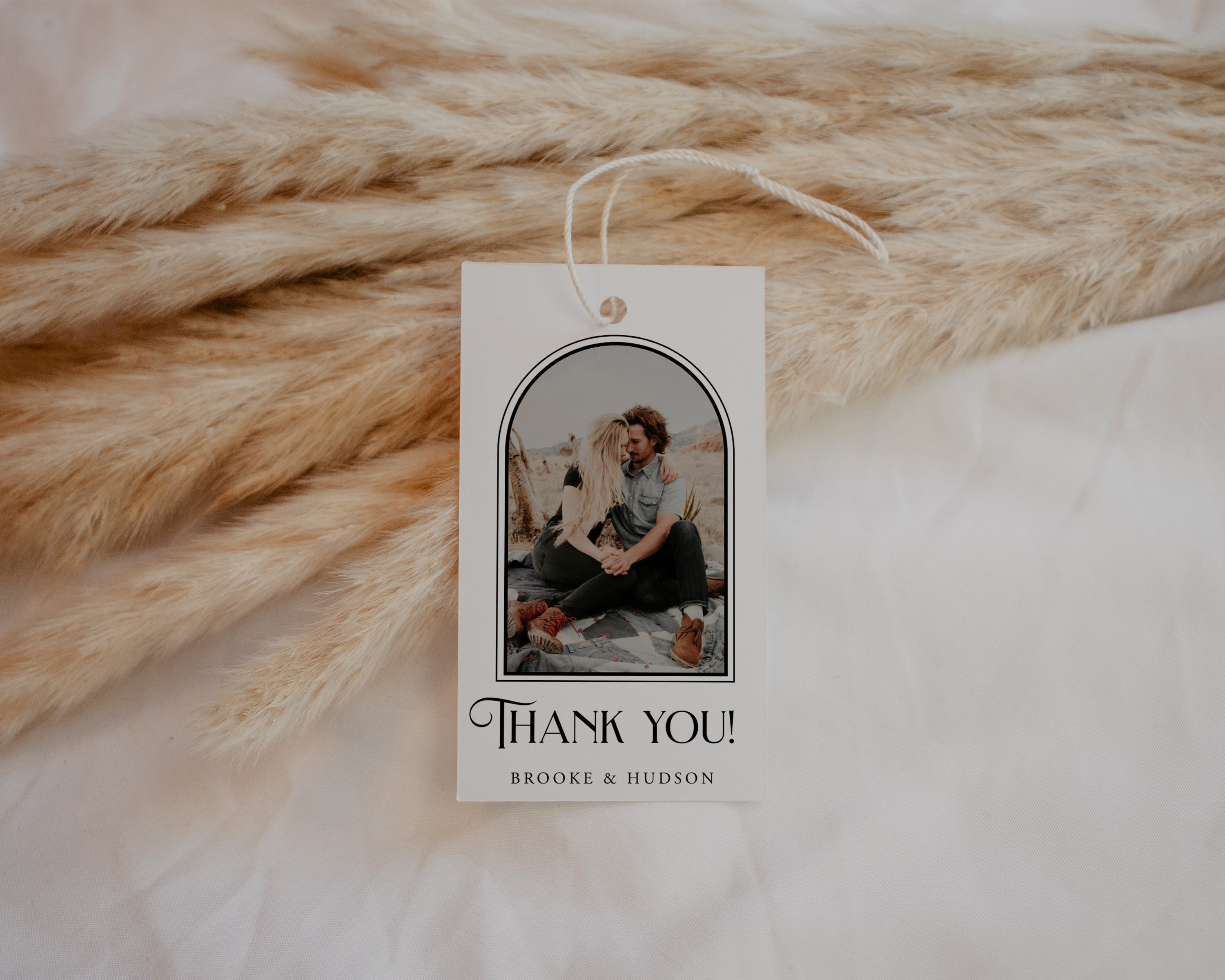 Photo Arch Favor Tag Template Arch Bridal Shower Photo Tag | Etsy