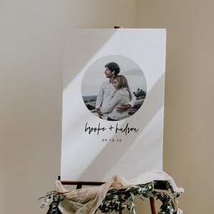 Photo Wedding Signature Board Template, Signature Sign, Modern Wedding ...