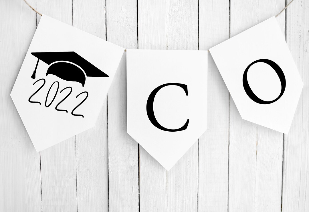 Graduation Banner Template, Graduation Modern Banner, Class of 2022 ...