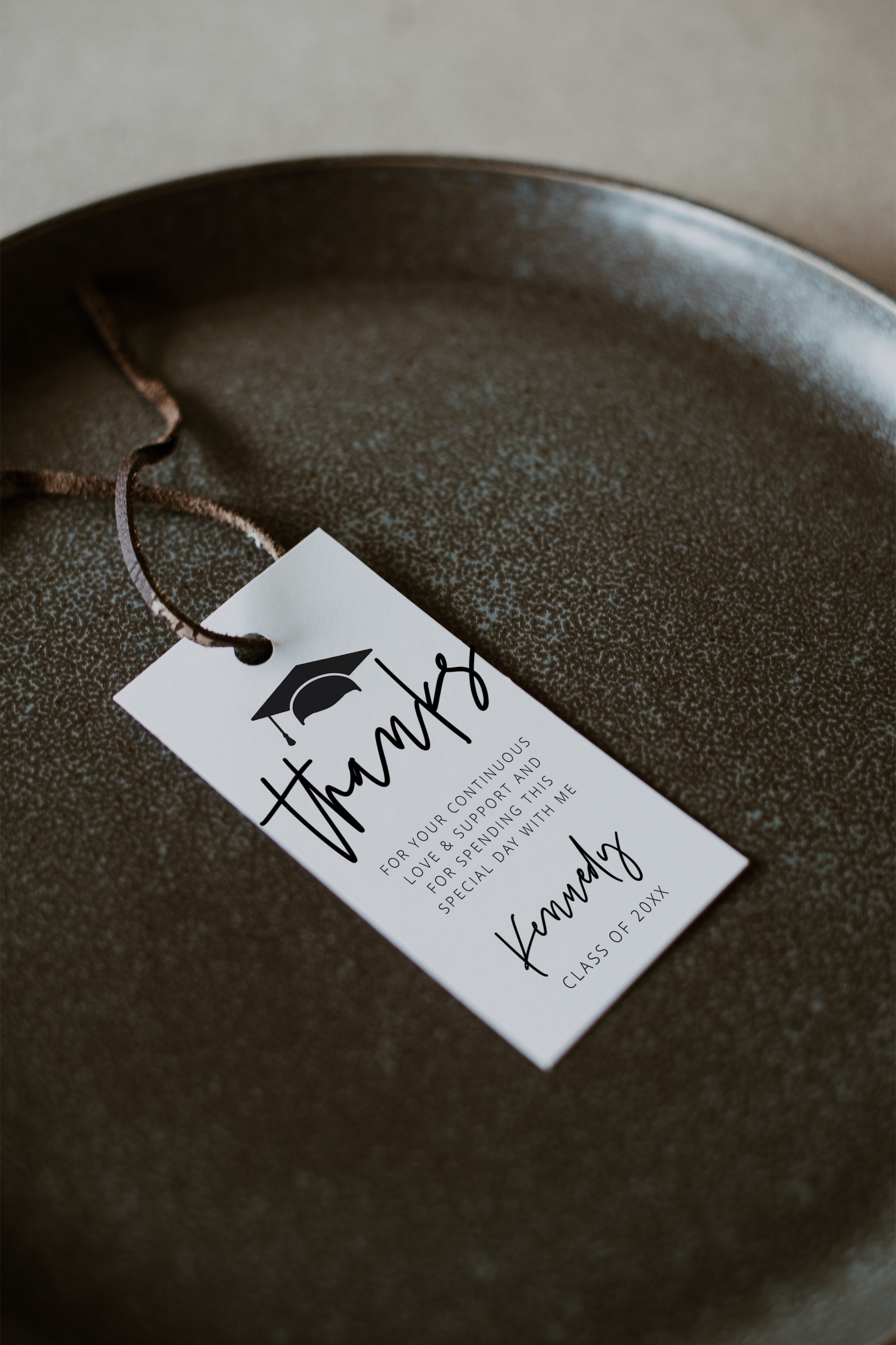 Graduation Favor Tag , Graduation Thank You Tag, Class of 2022 ...