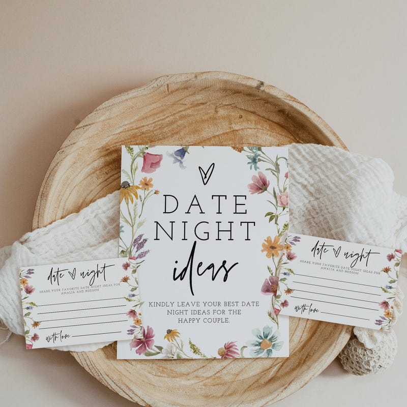 Date Night Ideas Sign - Etsy
