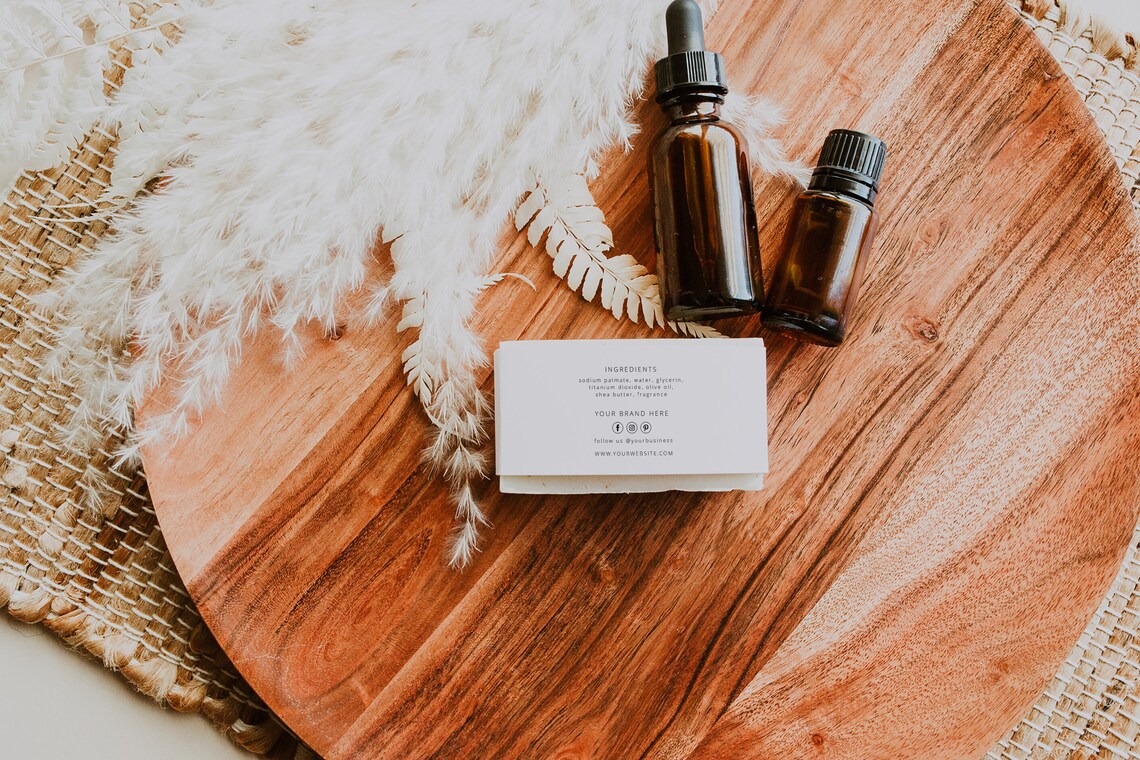 Modern Soap Label Template Editable Soap Label Template - Etsy