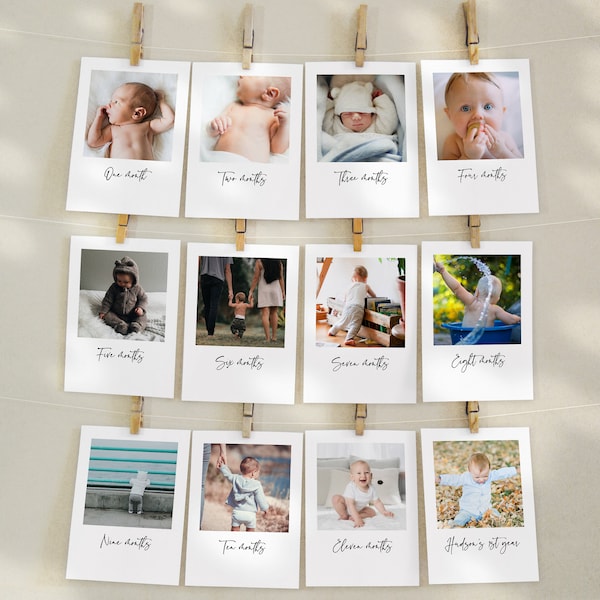 Monthly Photo Banner - Etsy